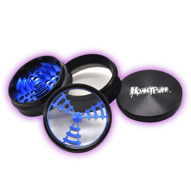 Honey Puff Blue/Green Grinder - Ganja Guru